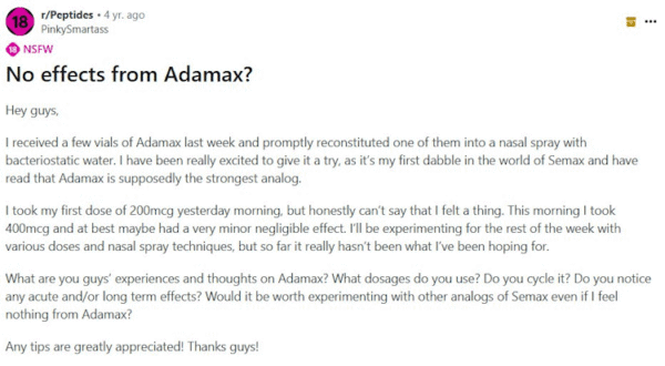 Adamax Peptide: The Ultimate Guide For 2025